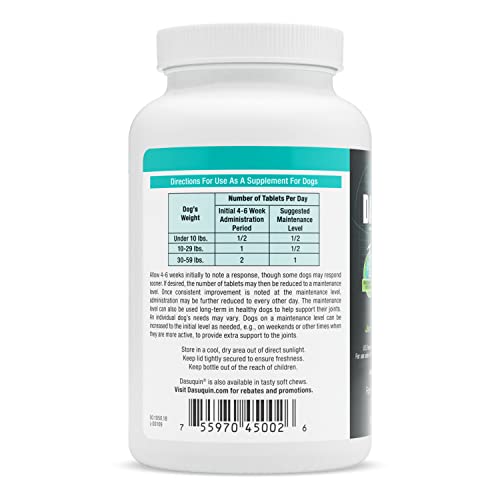 Nutramax Dasuquin Joint Health Supplement for Small to Medium Dogs - With Glucosamine, Chondroitin, ASU, Boswellia Serrata Extract, Green Tea Extract, 150 Chewable Tablets
