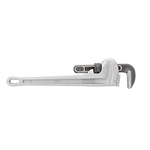 RIDGID 31100 Model 818 Aluminum Straight Pipe Wrench, 18-inch Plumbing Wrench