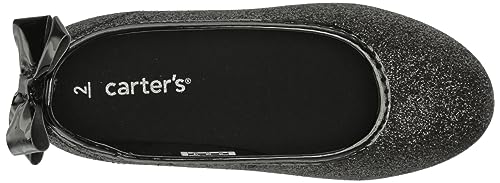 Carter's Cordelia Dress Shoe, Black, 2 US Unisex Big Kid