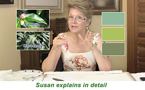 Susan Harrison-Tustain's Watercolor Masterclass Volume One. Life-like leaves, vibrant greens and 5 crucial elements for a successful painting.