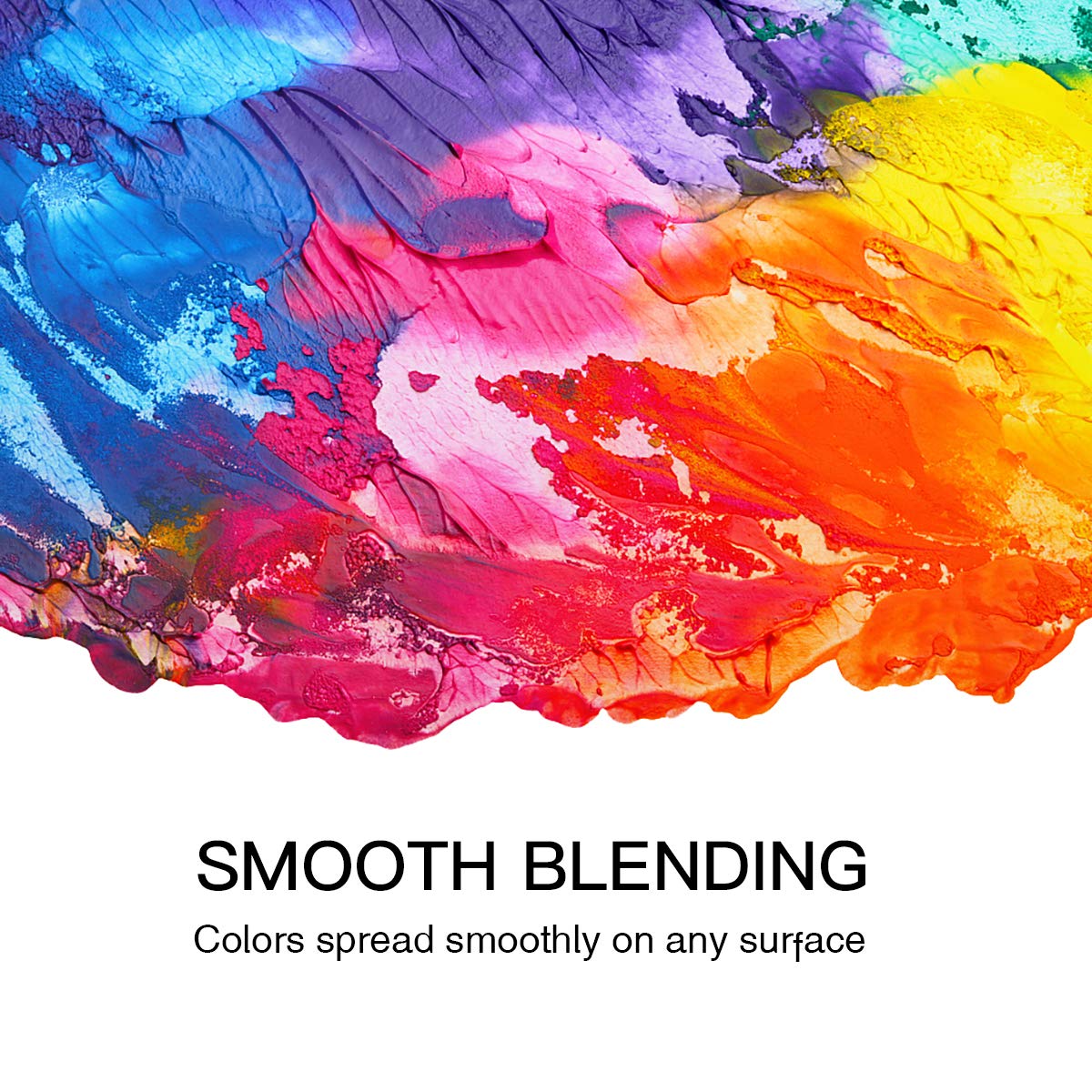 GOTIDEAL Craft Acrylic Paint Set,8 Primary Colors((120ml,4 oz) Rich Pigments Non-Toxic Washable, Professional Paint for Pouring on Canvas, Rocks, Ceramic, Fabric, Leather, Ideal for Artist, Adults