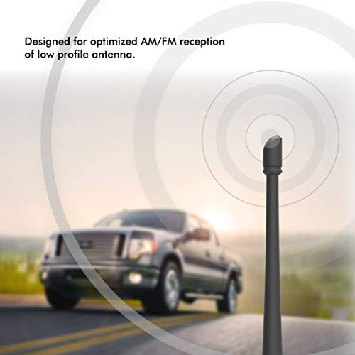Rydonair Antenna Compatible with Ford F150 2009-2023 | 7 inches Rubber Antenna Replacement | Designed for Optimized FM/AM Reception