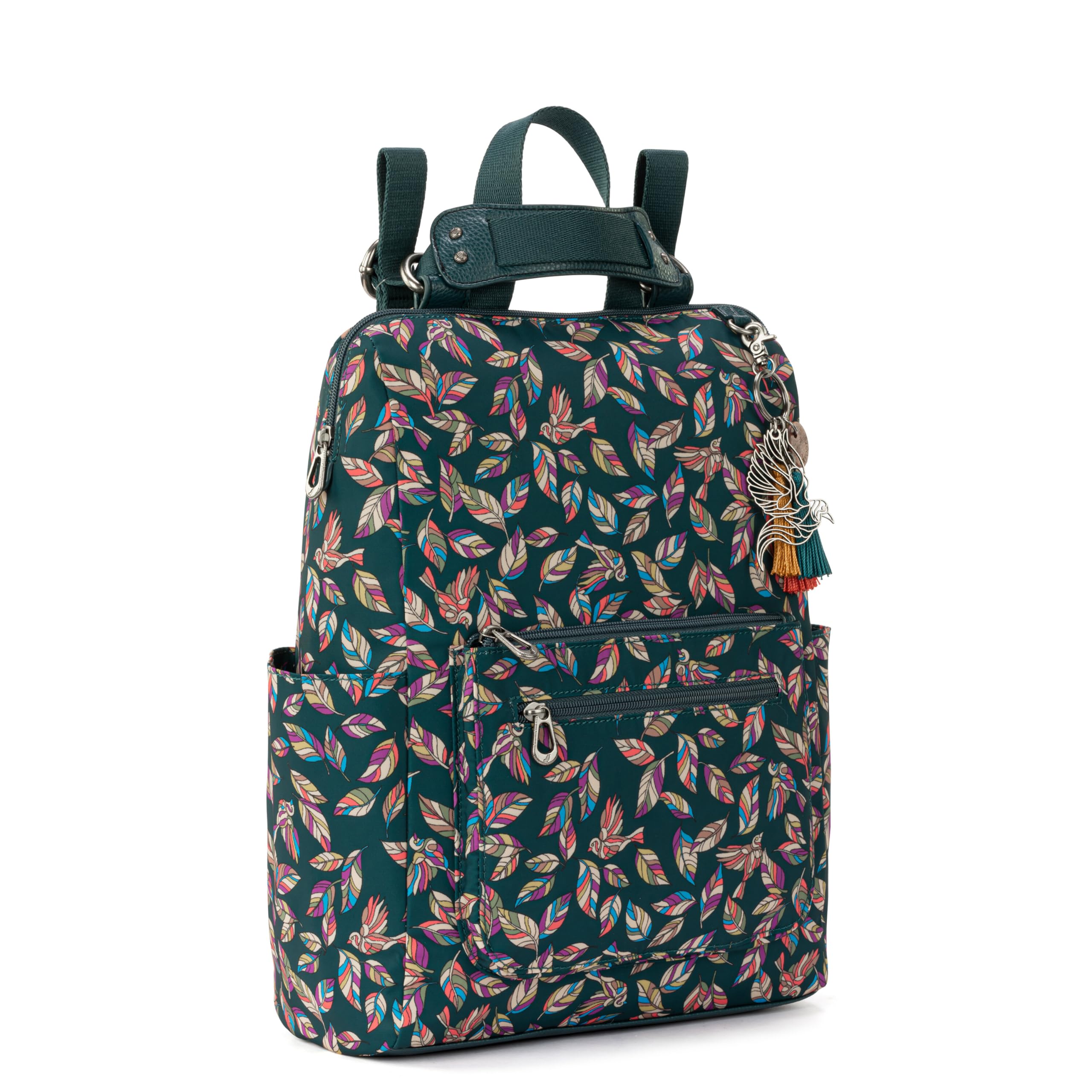 The Sak Womens Loyola Convertible Backpack Marine Treehouse One-Size