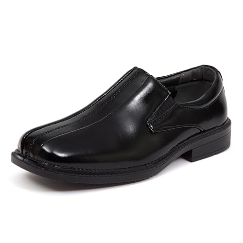 Deer Stags boys Wings Slip-on Loafer, Black, 6.5 W US Big Kid