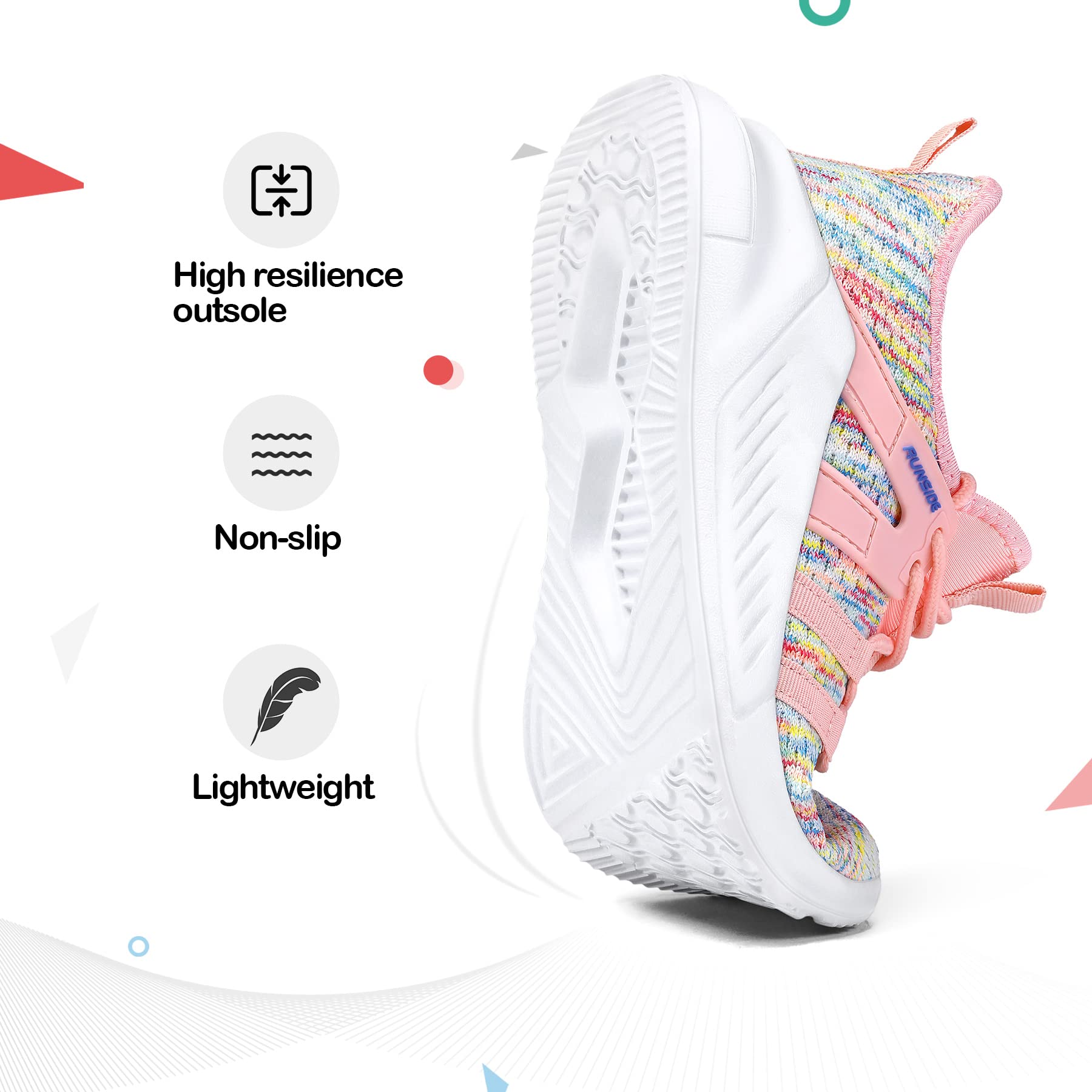 RUNSIDE Girls Sneakers Pink