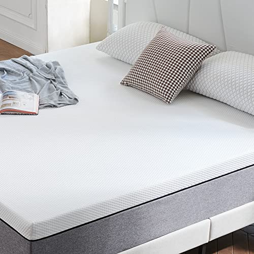 S SECRETLAND Queen Mattress, 10 inch Gel Memory Foam Mattress with CertiPUR-US Bed Mattress in a Box for Sleep Cooler & Pressure Relief, Medium Firm Queen Size 60" x 80"
