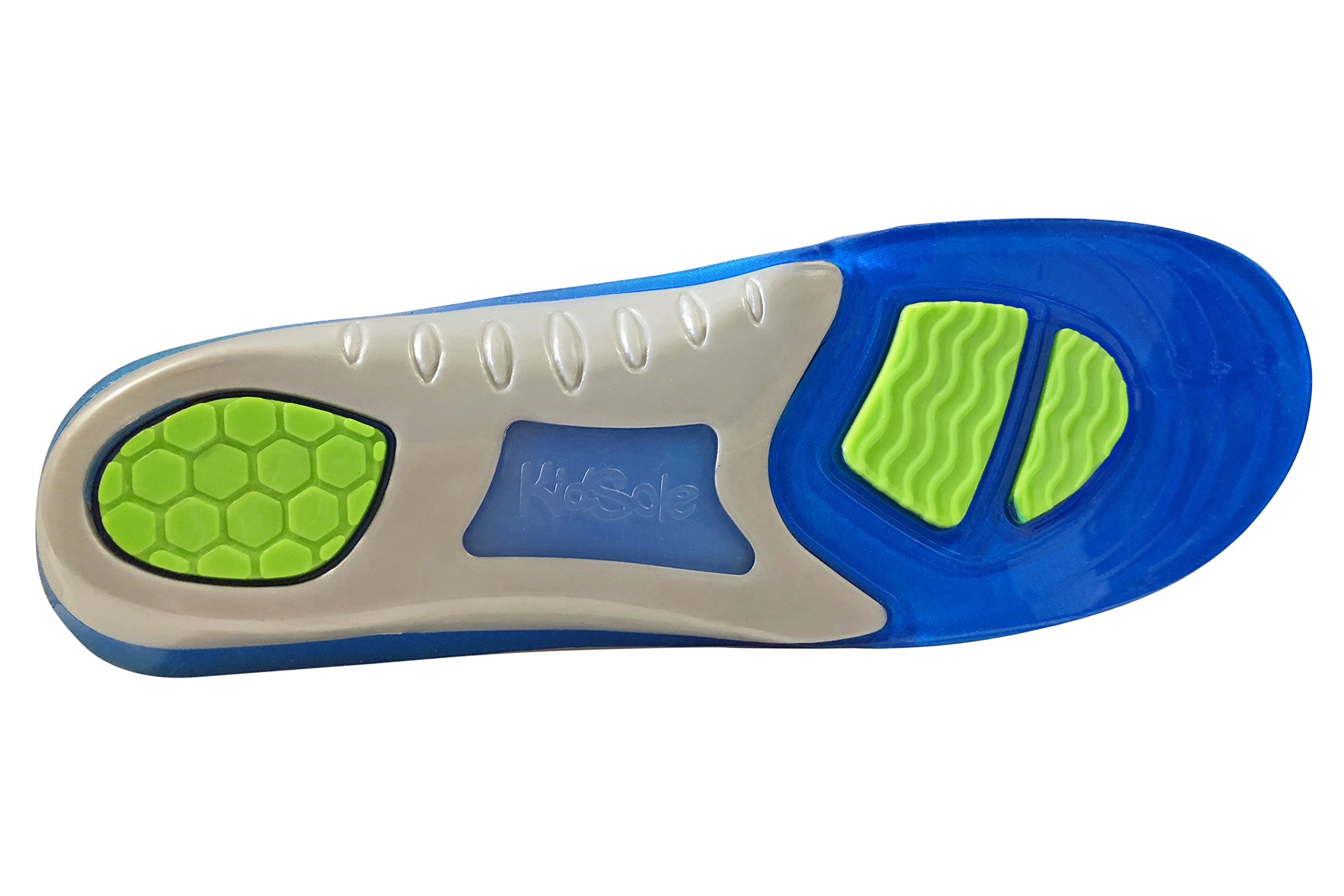 Children's Athletic Gel Insoles for Cushion and Comfort for Active Children ((24 CM) Kids Size 2-6)