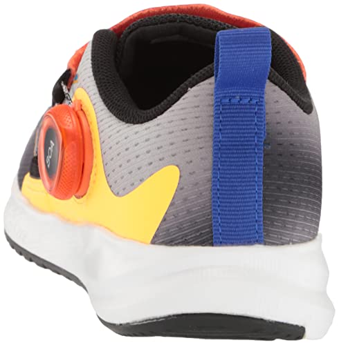 New Balance Kid's Fuelcore Reveal V3 Boa Running Shoe, Black/Infinity Blue/Vibrant Orange, 3 Little Kid