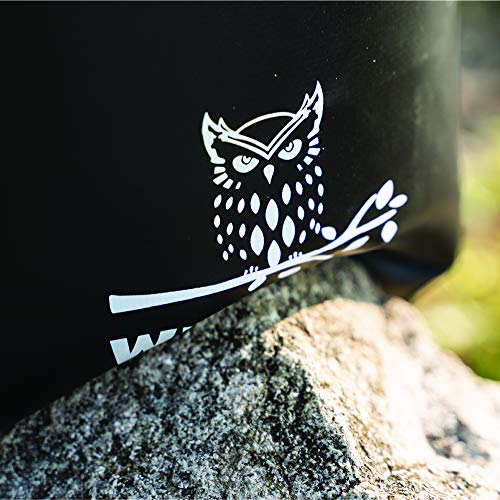 Wise Owl Outfitters Waterproof Dry Bag Backpack - Thick, Durable Water Bag for Kayaking, Camping, Boating, Beach and Outdoor Water Sports - Black, 5L