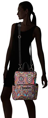 Sakroots Eco-Twill Loyola Convertible Backpack Rainbow Wanderlust One Size