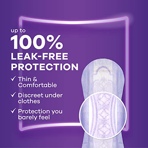 Always Discreet, Incontinence & Postpartum Liners For Women, Size 2, Very Light Absorbency, Long Length, 44 Count x 3 Packs (132 Count total)