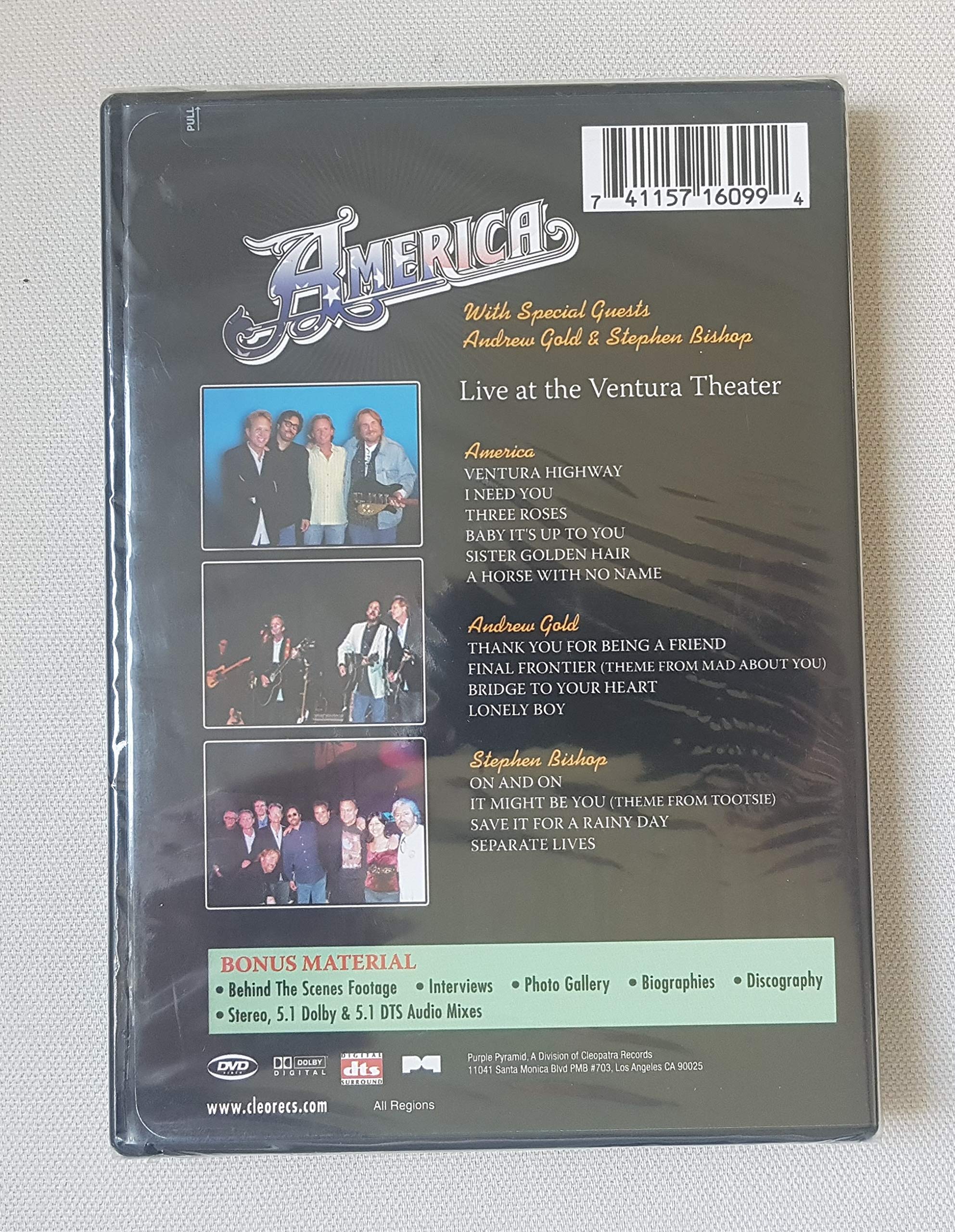 America and Friends: Live at the Ventura Theater [DVD]