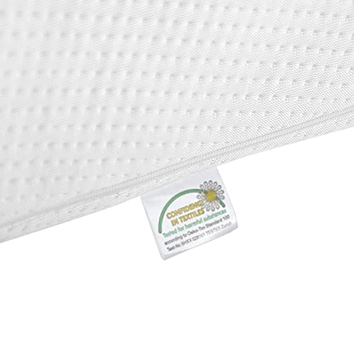 Peace nest White Memory Foam Bed Pillow with Pillowcase Single Pack, Hotel Collection Cooling Pillows for Sleeping Standard/Queen Size, 20x28 Inches