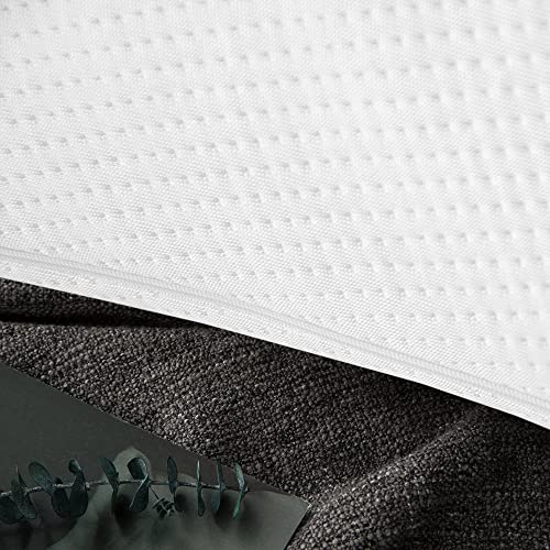 Peace nest White Memory Foam Bed Pillow with Pillowcase Single Pack, Hotel Collection Cooling Pillows for Sleeping Standard/Queen Size, 20x28 Inches