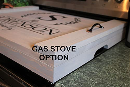 Stove top cover wood-noodle board-wood cooktop cover