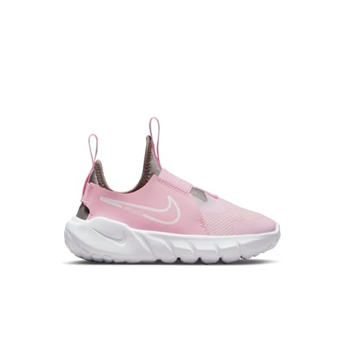 Nike Girl's Flex Runner 2 (Little Kid) Pink Foam/White/Flat Pewter/Photo Blue 2 Little Kid M