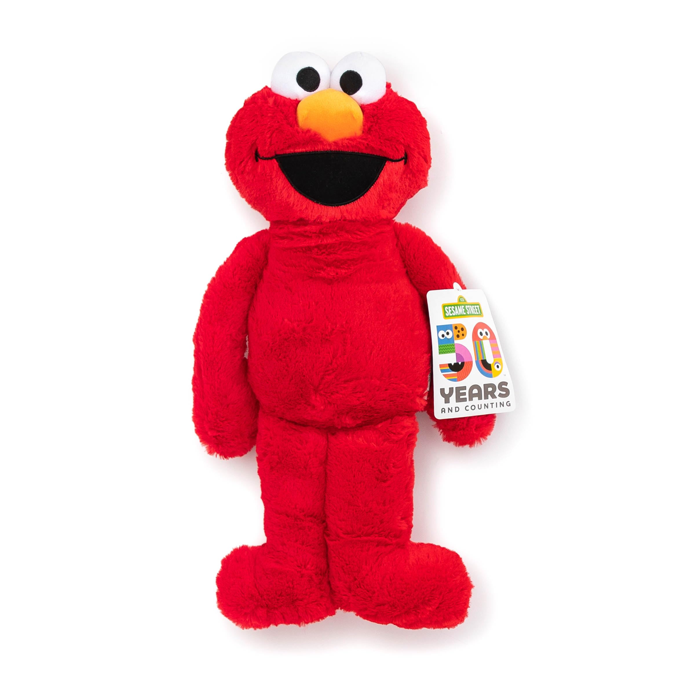 Jay Franco Sesame Street Plush Stuffed Elmo Large Pillow Buddy - Super Soft Polyester Microfiber, 22 inch (Official Sesame Street Product)