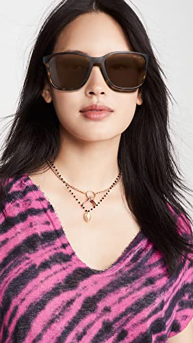 Prada Linea Rossa PS 02WS 58106H Havana Plastic Rectangle Sunglasses Brown Lens