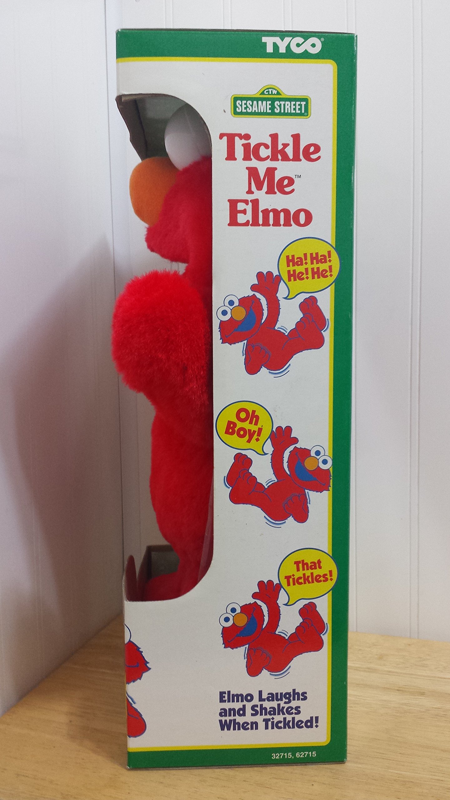 Jim Henson Productions, Inc. Tickle Me Elmo Original 1995 Vintage Plush Doll by Tyco