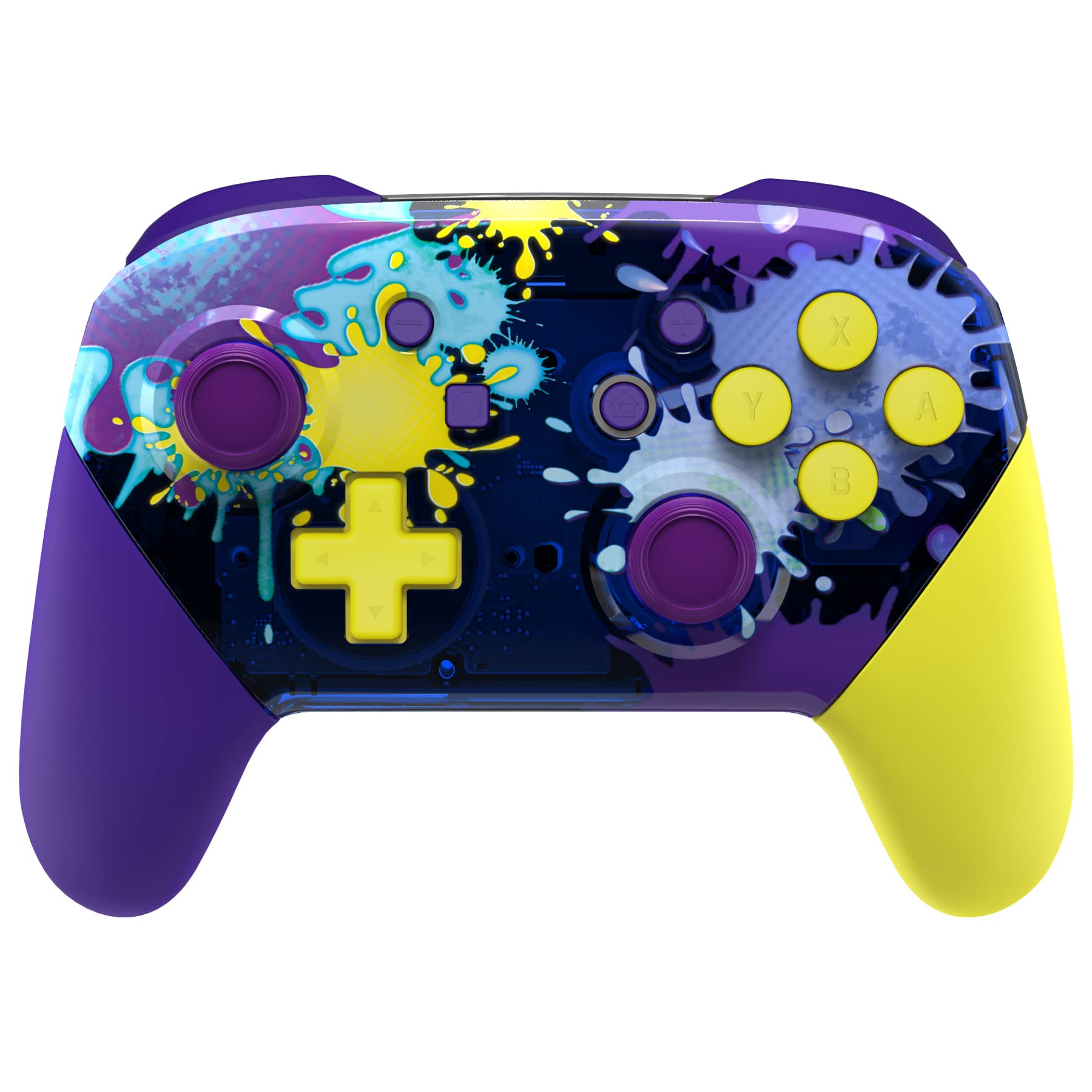 eXtremeRate Splattering Paint Replacement Full Set Shell for Nintendo Switch & Switch Pro Controller