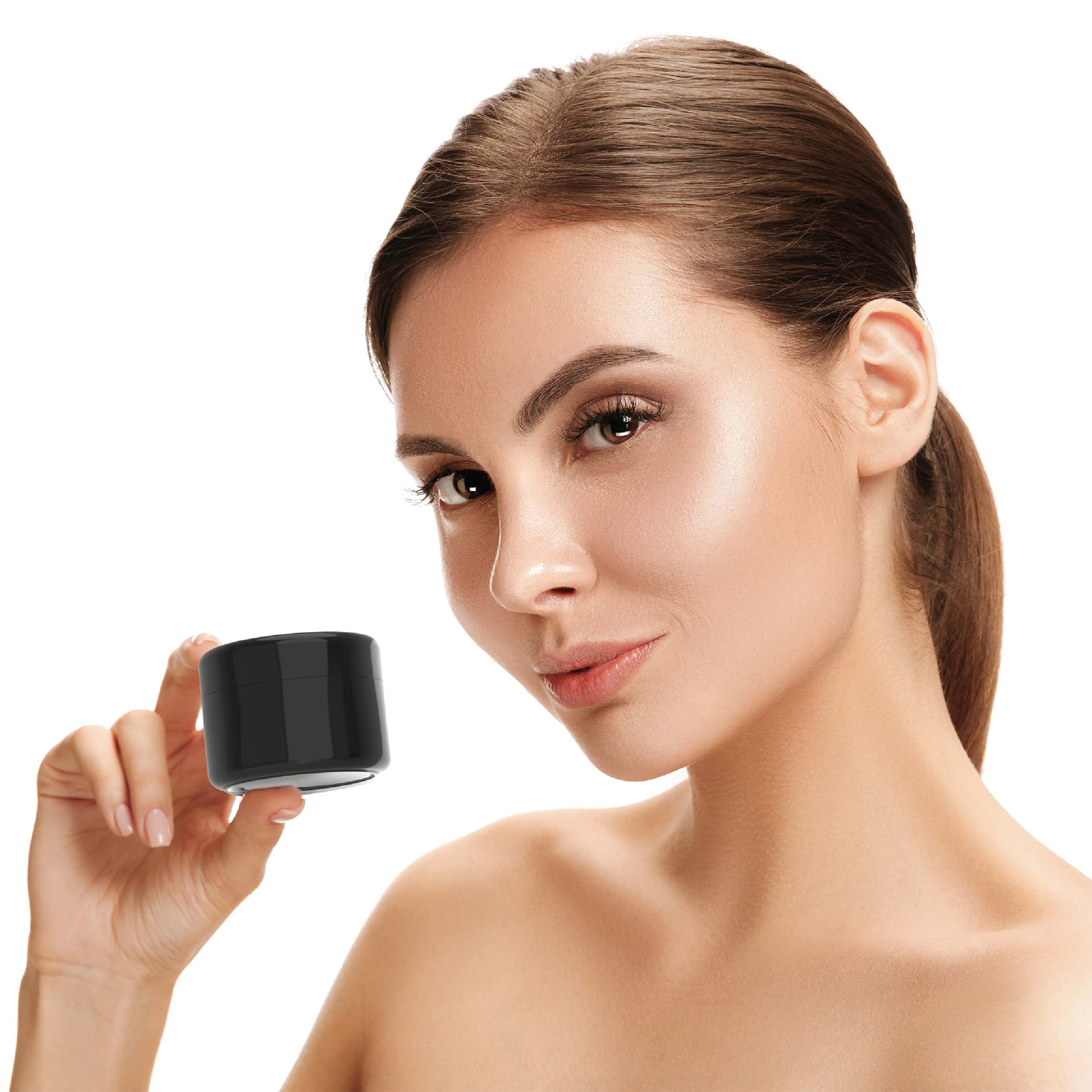 Black Jars With Lids, 2 Oz Jars With Lids, Cosmetic Jars, Cosmetic Containers With Lids, Body Butter Containers, Black Jar, Black Container, Small Jars, Lotion Jars, For Cream, Salve, Makeup, 24 Pack