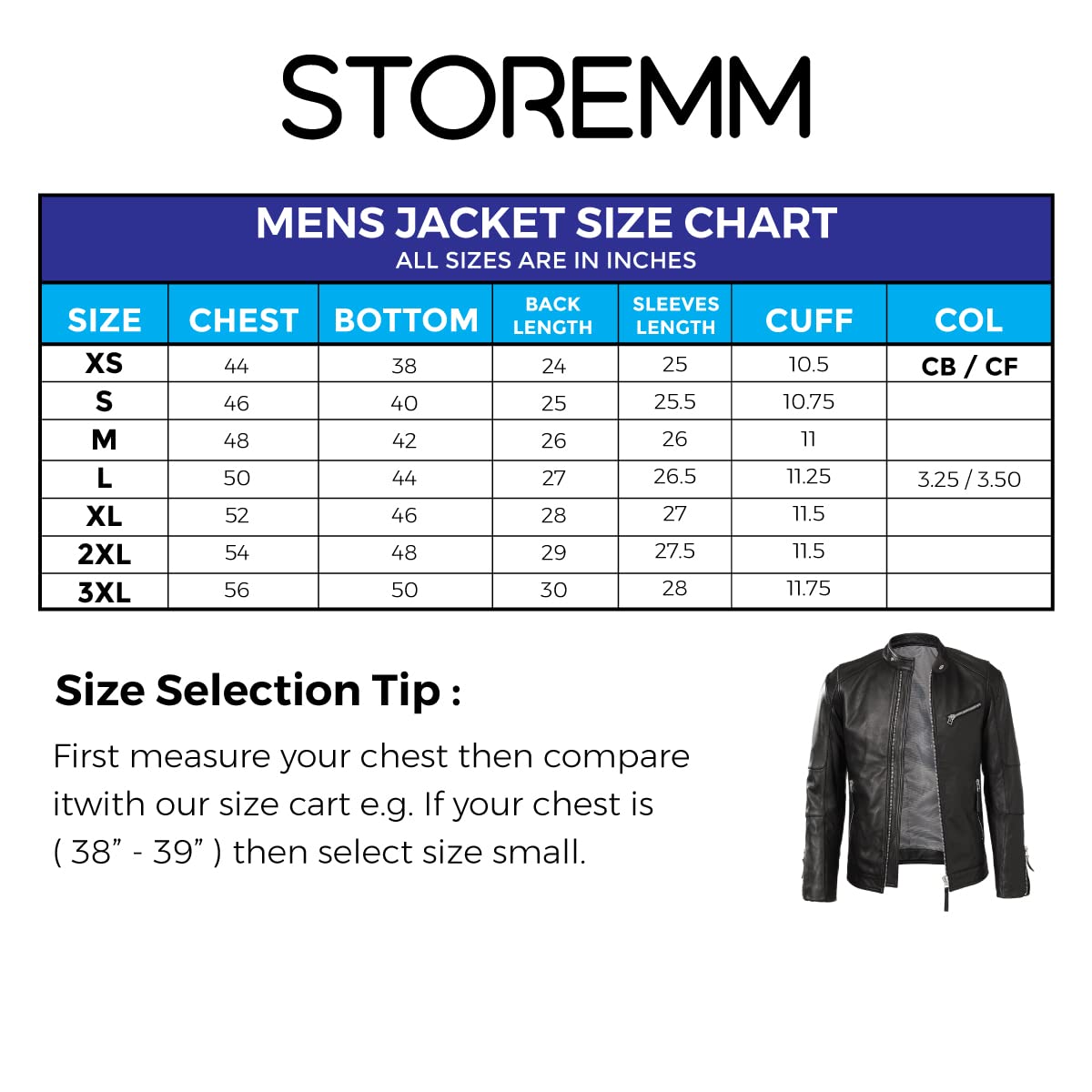 Men's Genuine Leather jacket men Classic Biker Style Jacket | lambskin leather jacket men (XL)