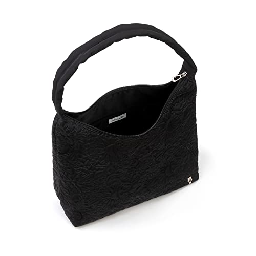 Sakroots Womens Eco-twill Atlas Hobo in REPREVE Eco Twill, Quilted Black Spirit Desert, One Size US