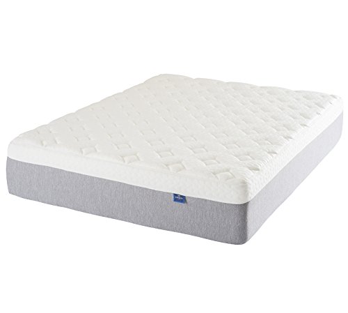 Serenia Sleep 14 Inch Quilted Sculpted Plush Gel Memory Foam Mattress -Queen