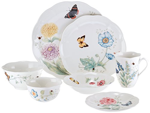 Lenox 865075 Butterfly Meadow 28-Piece Dinnerware Set