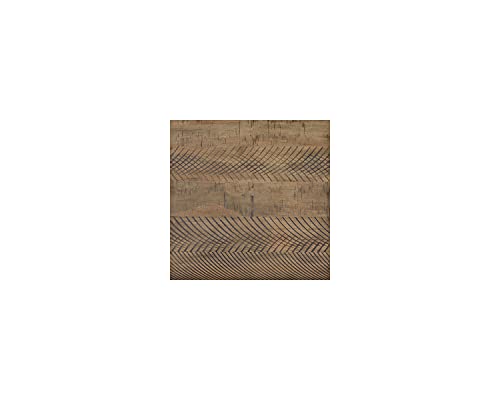 Signature Design by Ashley Aldwin Farmhouse Square End Table with Crossbuk Details, Light Brown