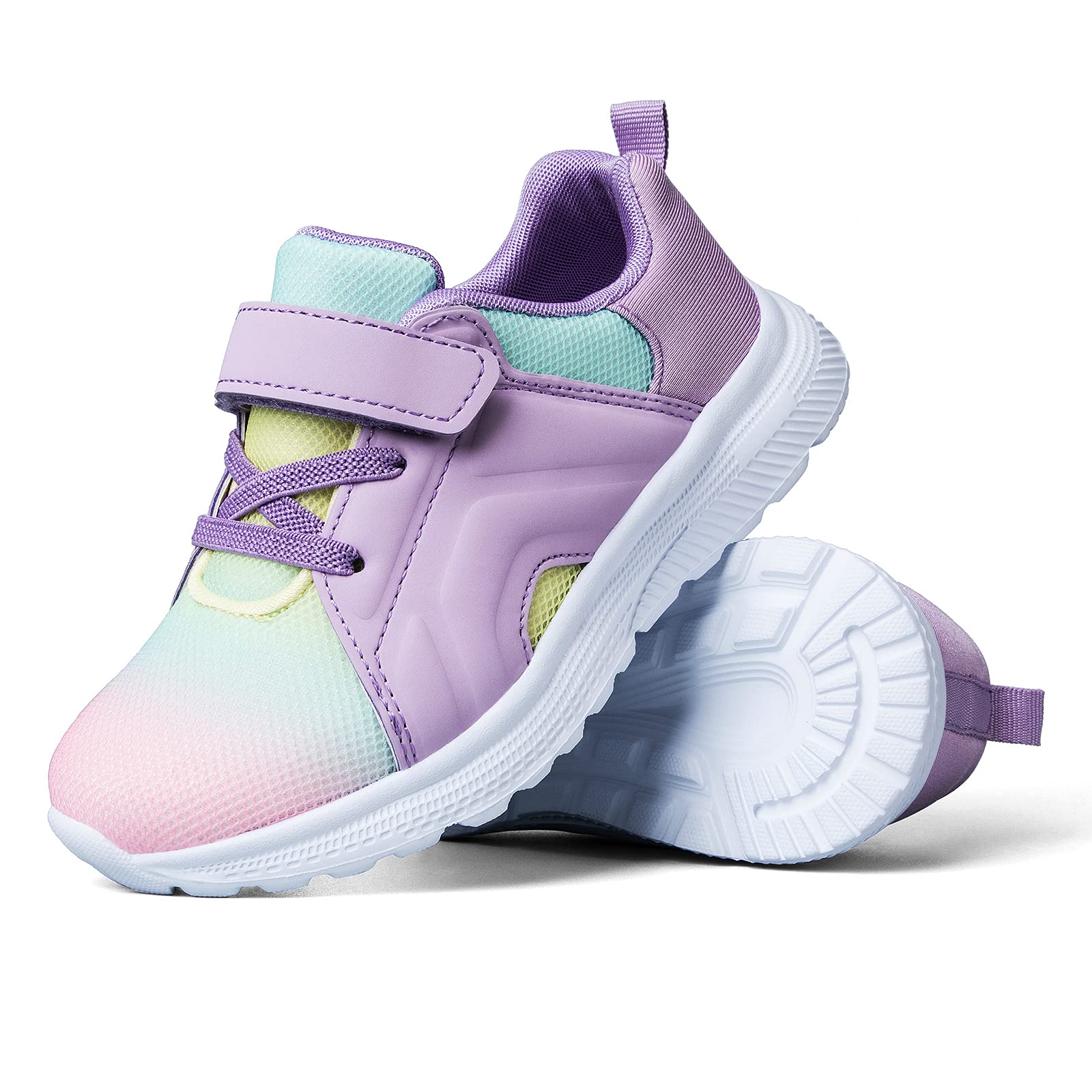 RUNSIDE Toddler Boys Girls Running Shoes Athletic Tennis Sneakers for Kids,Breathable and Lightweight