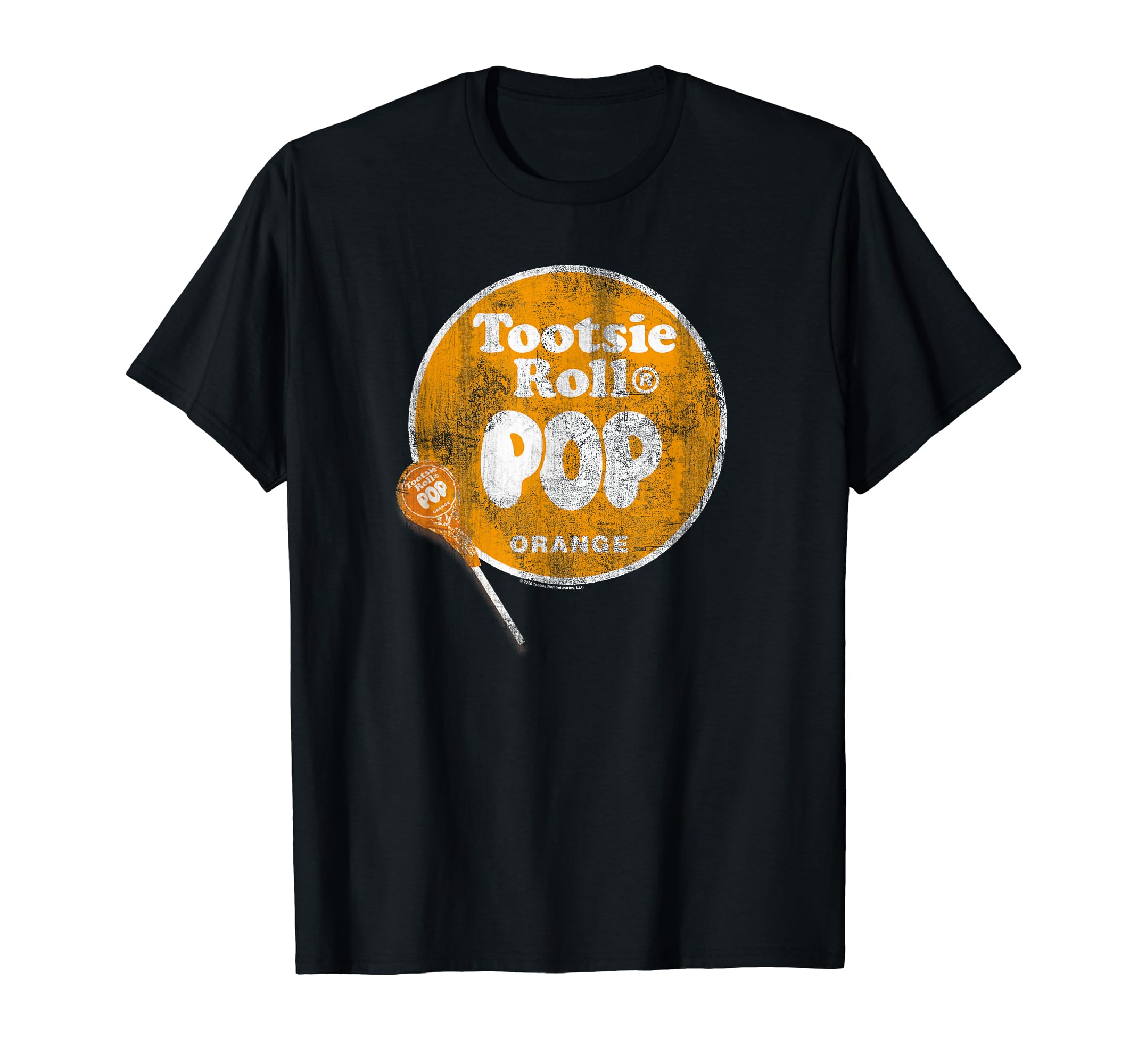 Tootsie Roll Pop Logo Orange T-Shirt