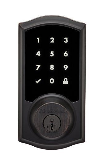 Kwikset Premis Touchscreen Smart Lock Electronic Deadbolt, Works with Apple HomeKit via Apple HomePod or Apple TV, in Venetian Bronze