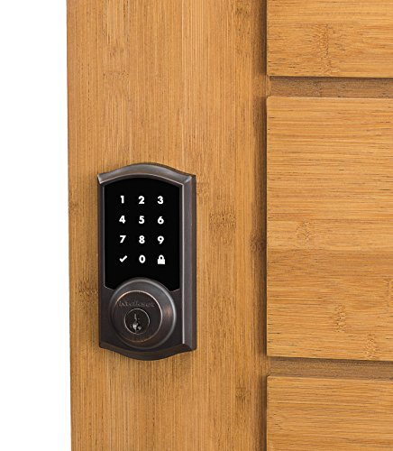 Kwikset Premis Touchscreen Smart Lock Electronic Deadbolt, Works with Apple HomeKit via Apple HomePod or Apple TV, in Venetian Bronze