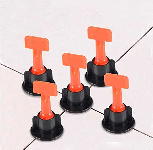 Tile Leveling System 1/16" Kit Reusable, 200pcs Tile Leveler Spacer with 1000pcs 2mm Tile Spacers, 5pcs Wrench and 20pcs 1/16" Replaceable Steel Pin