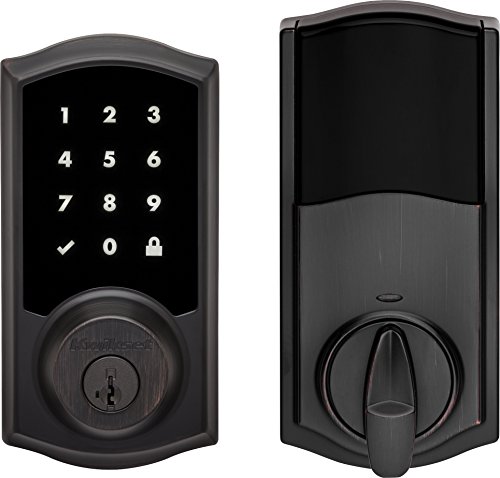 Kwikset Premis Touchscreen Smart Lock Electronic Deadbolt, Works with Apple HomeKit via Apple HomePod or Apple TV, in Venetian Bronze