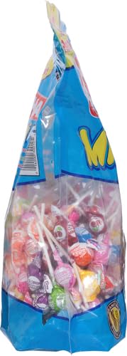 Tootsie Roll Charms Mini Pops, 18 Flavors, Individually Wrapped, Peanut Free, Gluten Free, 300 Count, 1-Pack