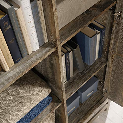 Sauder Granite Trace Storage Cabinet, L: 35.2" x W: 16.26" x H: 71.97", Rustic Cedar finish