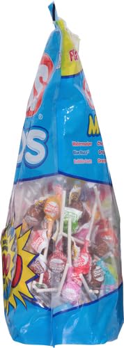 Tootsie Roll Charms Mini Pops, 18 Flavors, Individually Wrapped, Peanut Free, Gluten Free, 300 Count, 1-Pack