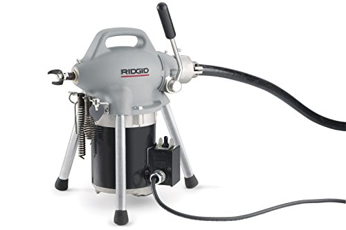 Ridgid 58920 K50 Sectional Machine 115V 60Hz 1/6 HP Only & RIDGID 62270 C-8 Sink Sectional Cables, Drain Cleaning Cables for Sectional Machines, 5/8-Inch Sectional Drain Cleaner Cable, Black