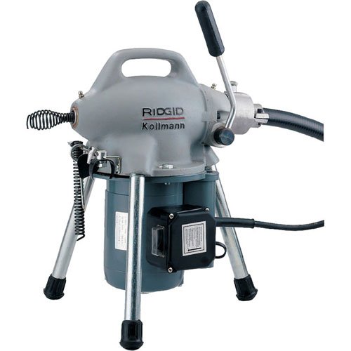 Ridgid 58920 K50 Sectional Machine 115V 60Hz 1/6 HP Only & RIDGID 62270 C-8 Sink Sectional Cables, Drain Cleaning Cables for Sectional Machines, 5/8-Inch Sectional Drain Cleaner Cable, Black