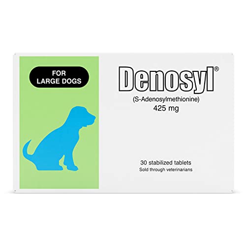 Nutramax Denosyl Liver and Brain Health Supplement for Large Dogs, With S-Adenosylmethionine (SAMe), 30 Tablets
