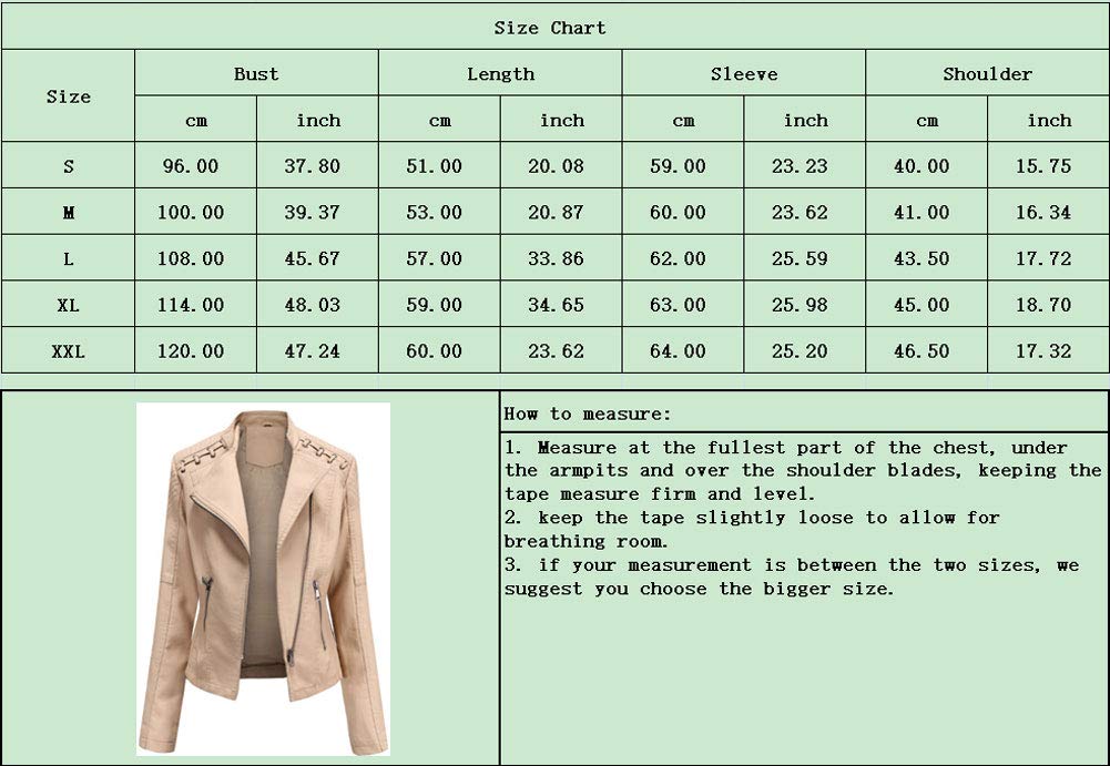 chouyatou Women's String Quilted Shoulder Oblique Zip Moto Pu Leather Biker Jacket (Small, Coffee)