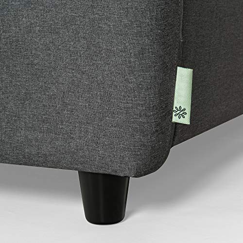 ZINUS Ricardo Sofa Couch / Tufted Cushions / Easy, Tool-Free Assembly, Dark Grey