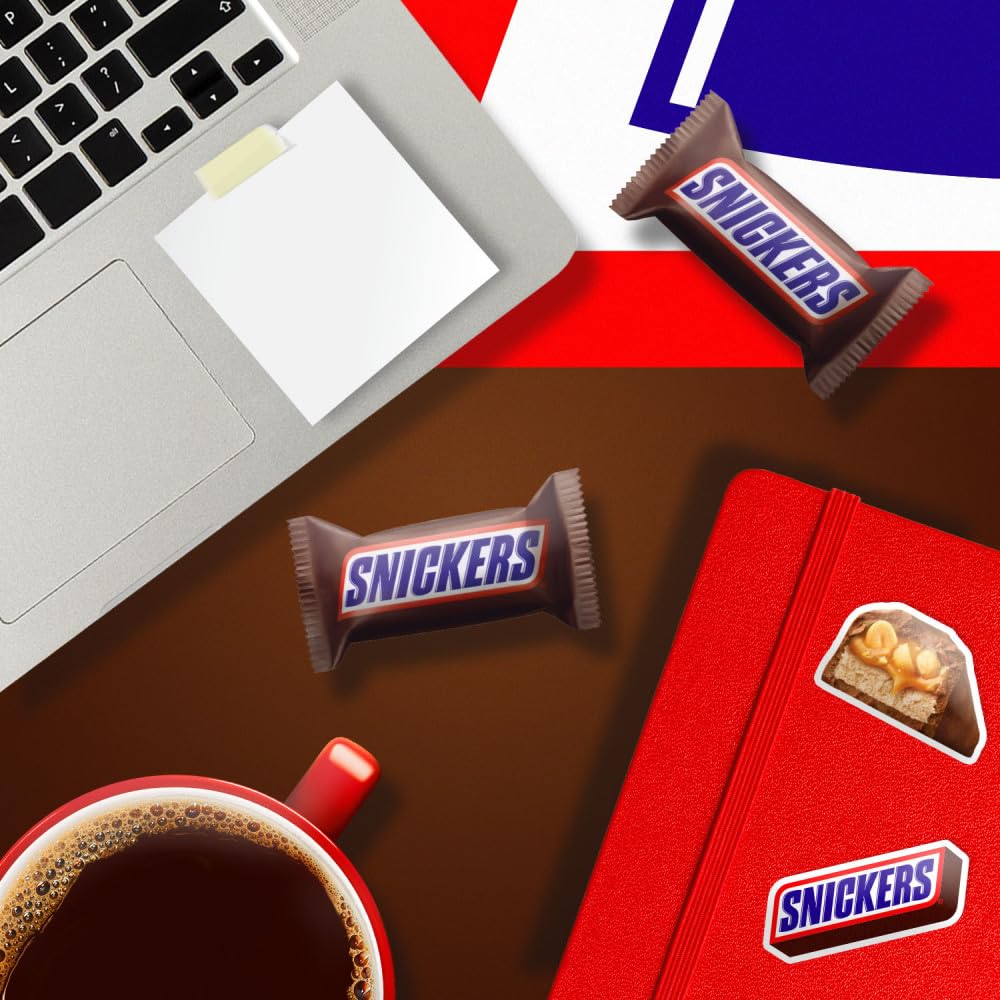 SNICKERS Original Chocolate Candy Bars, Fun Size, 10.59oz Bag