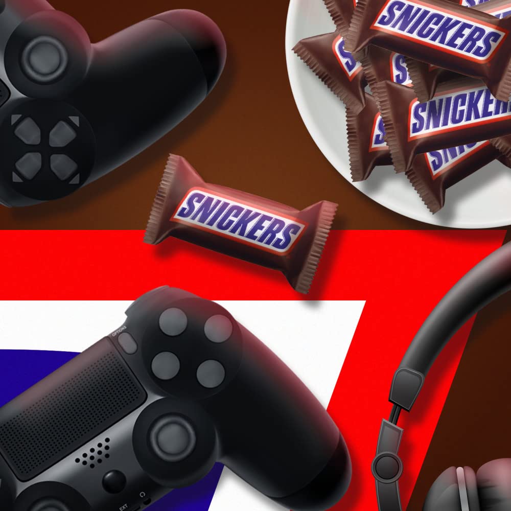 SNICKERS Original Chocolate Candy Bars, Fun Size, 10.59oz Bag