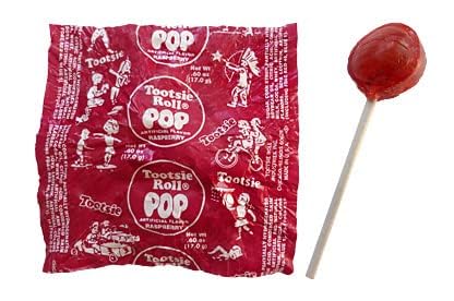 Red Raspberry Only Tootsie Pops Bulk Candy 60 Count Lollipops Suckers Variety Value Pack Aprox. 2.5 lbs (40 Oz) Packaging Might Vary