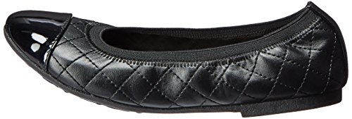 The Children's Place,girls,Ballet Flat,and Toddler Ballet Flats,Black Quilted,2 Big Kid