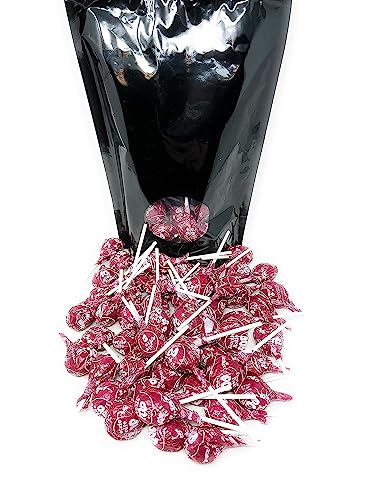 Red Raspberry Only Tootsie Pops Bulk Candy 60 Count Lollipops Suckers Variety Value Pack Aprox. 2.5 lbs (40 Oz) Packaging Might Vary