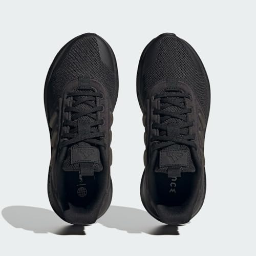 adidas X_PLR Phase Sneaker, Black/Black/White, 2 US Unisex Little Kid